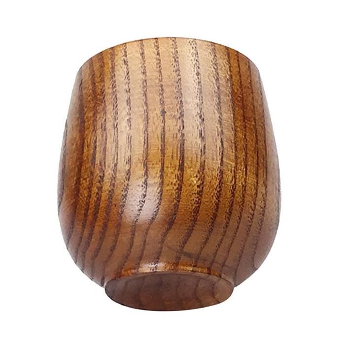 Tasse en Bois Forme Baril Mug Bière Voyage Cuisine Maison Noël Cadeau ...
