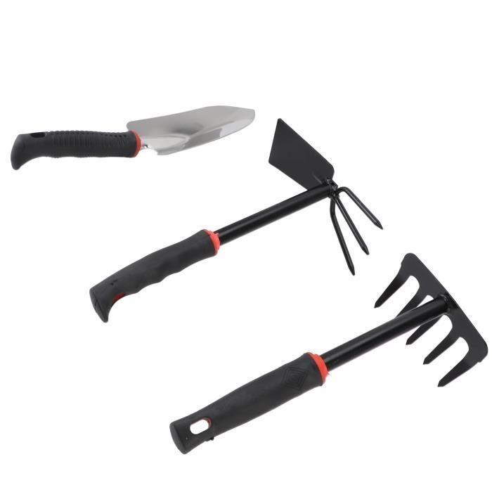 Ensemble d'outils de jardinage en fer inoxydable - V GEBY - Râteau ...
