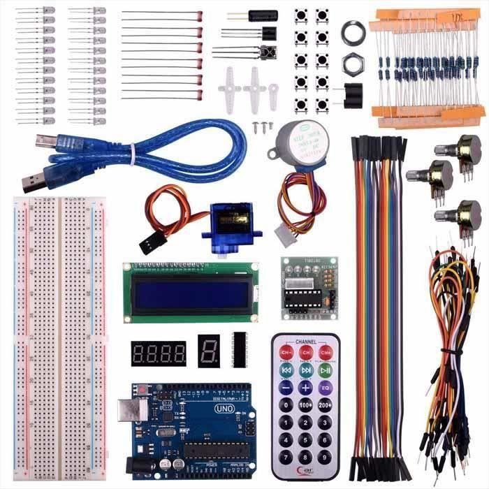 2017 supérieur nouveau uno R3 DIY (15 projets) k65 pour les Arduino ...