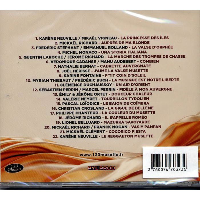 CD Accordéon Les Plus Grands Succès Emissions TV "123 Musette & Dansez ...