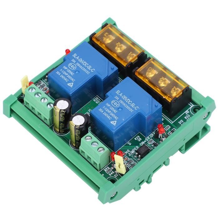 EJ.life Large Current Relay Module 30A Relay Module, for Remote Control Telemetry electronique ...