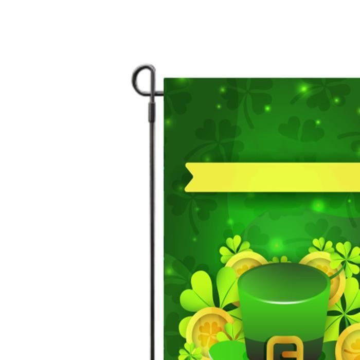 LSF -Drapeau de jardin irlandais pour la fête de la Saint-Patrick à ...