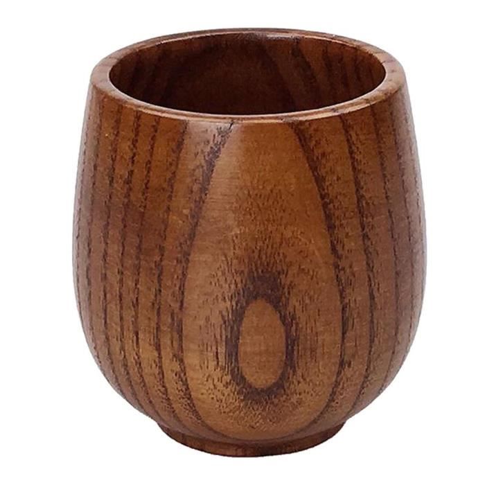 Tasse en Bois Forme Baril Mug Bière Voyage Cuisine Maison Noël Cadeau ...