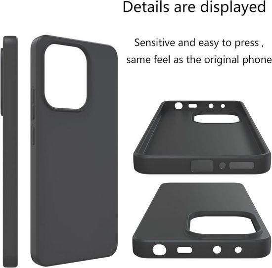 Coque pour Xiaomi Redmi Note 13 4G (Pas pour 5G) Cover + Verre Trempé ...