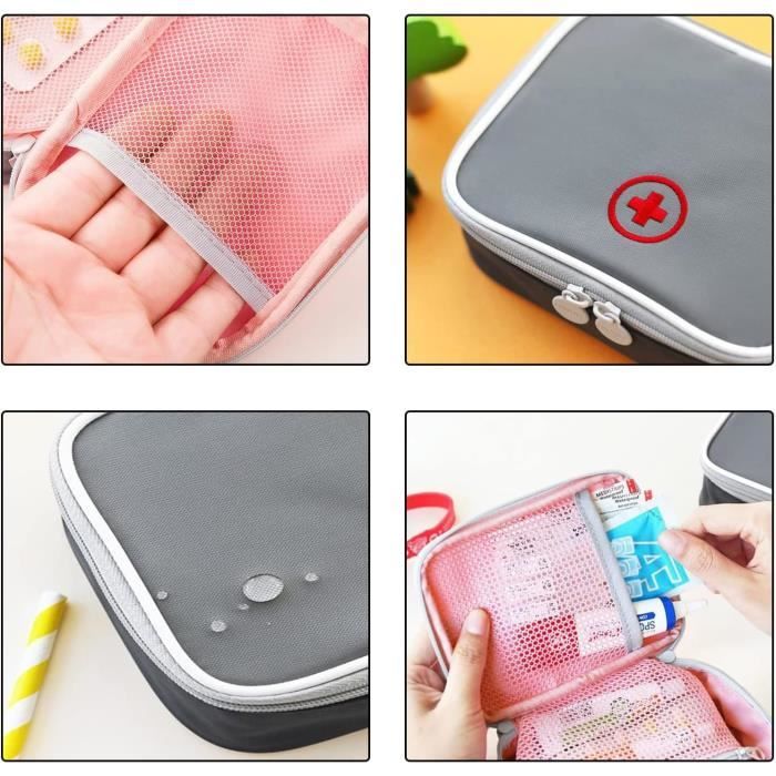 2 Pièces Boîte Médicale, Trousse De Secours Voyage, Trousse Secours Portable Kit, Mini Trousse ...