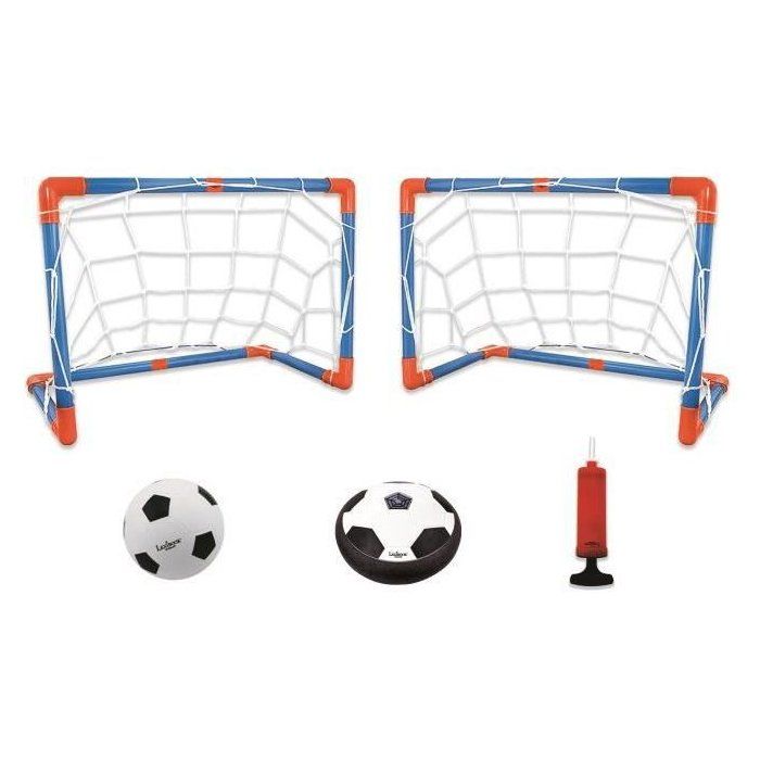 Disque de foot aéroglisseur en mousse lumineux avec cages de buts et ...
