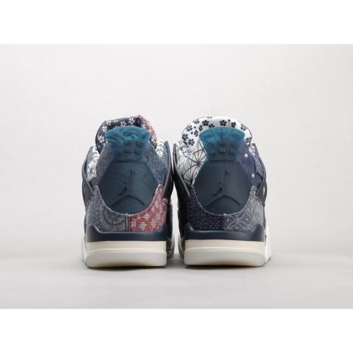 Basket Air Jordan 4 Retro SE - Deep Ocean Blue and White - Homme - Cuir ...