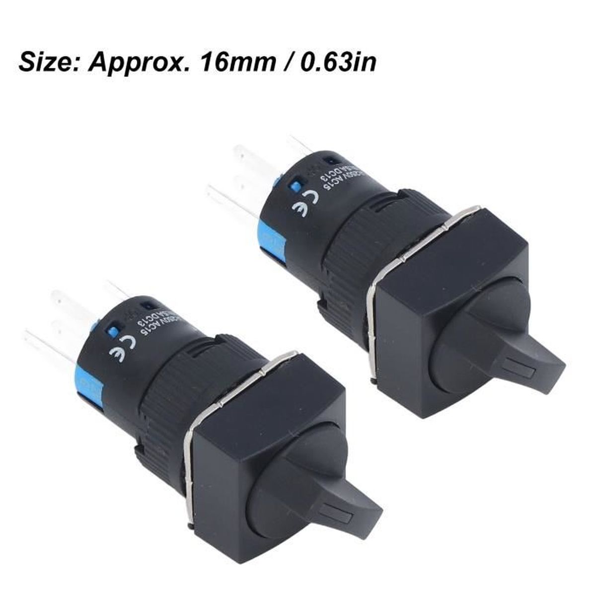 LMC-Sélecteur de bouton Lot de 25 sélecteurs à bouton autobloquants 2 ...