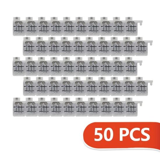 50pcs - Amortisseur'encre pour EPSON Eco, grand amortisseur Transparent ...