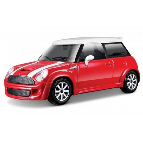 Miniatures montées - Mini Cooper S Rouge 1/43 Burago - Cdiscount Jeux ...