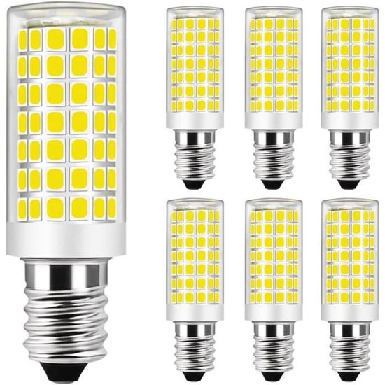 Ampoule E14 9W Led Équivalent Ampoule Halogène 75W, 750Lm, Blanc Froid 6000K, Ampoules Led E14 ...