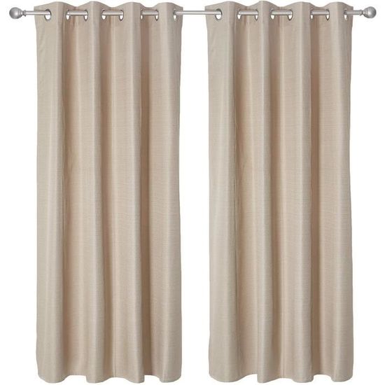 Deconovo oeillets rideaux thermiques rideau occultant opaque rideaux ...