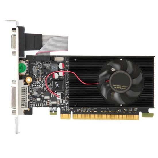 Carte graphique GT730 2 Go - HURRISE - DDR3 - PCI Express 2.0 - DirectX ...