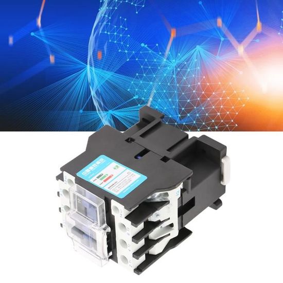 HURRISE Contacteur AC AC Contactor, 220V 32A High Sensitivity Industrial Electrical Contactor ...