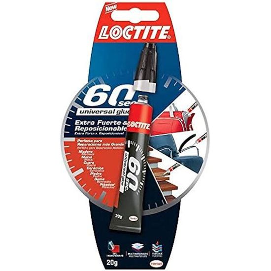 Colle - LOCTITE - 60 sec - Universelle - Rapide - Pour divers matériaux ...
