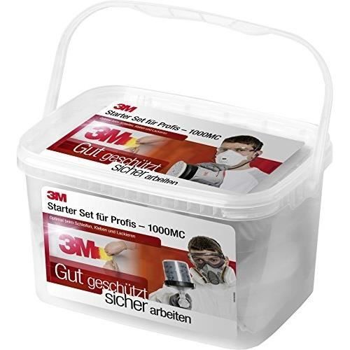 3M SAFETY BOX 1000MC BOÎTE COMPRENANT 1 DEMI-MASQUE AVEC FILTRE À GAZ ...