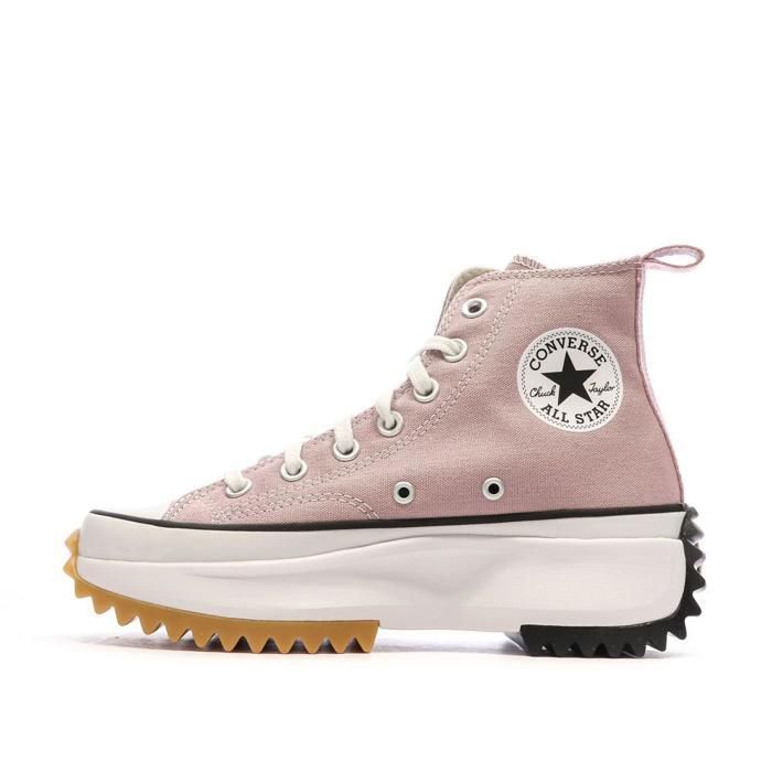 Baskets Roses Femme Converse Run Star Hike A05481C Rose - Cdiscount ...
