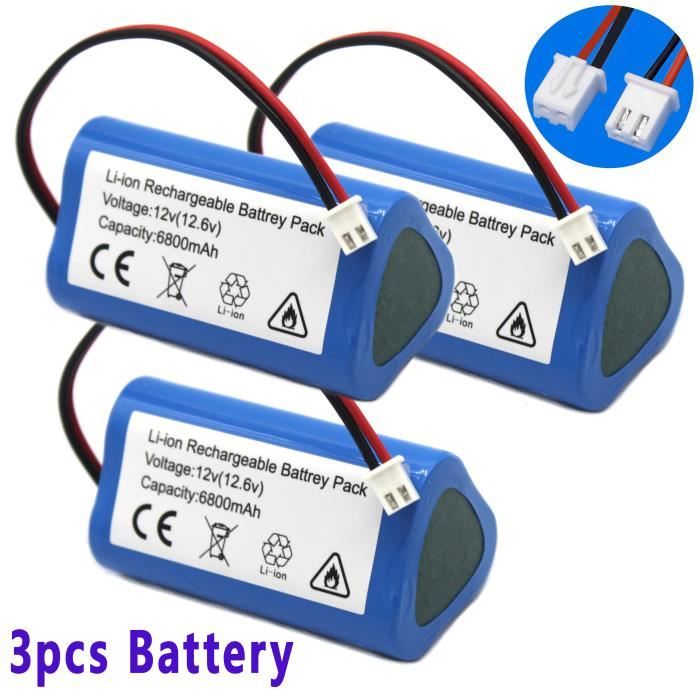 Batterie 3 pièces-Chargeur de batterie de voiture, nouveau, 12V, 18650 ...