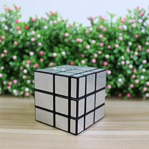 Mirror Speed Cube Mirror Block Puzzle Cube Twisted Magic Cube Toy + Un ...