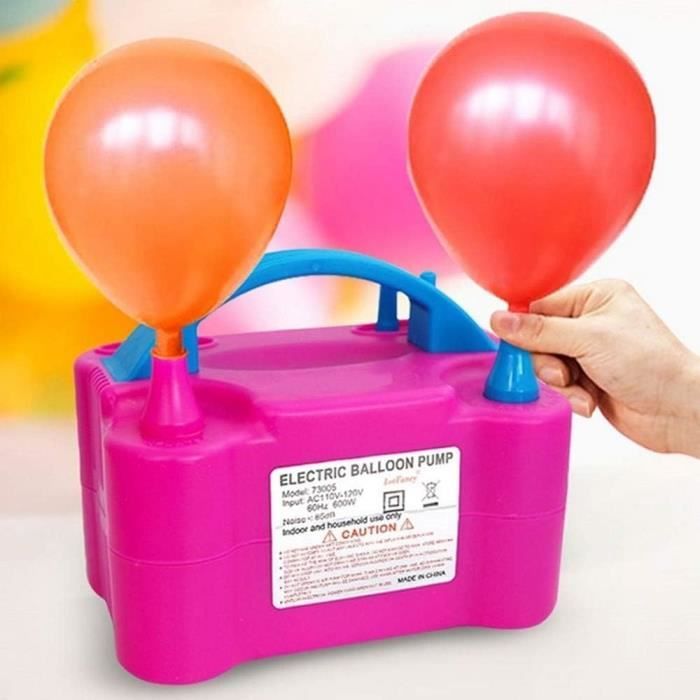 600W Gonfleur Electrique Pompe Double, Gonfleur Electrique Ballon ...