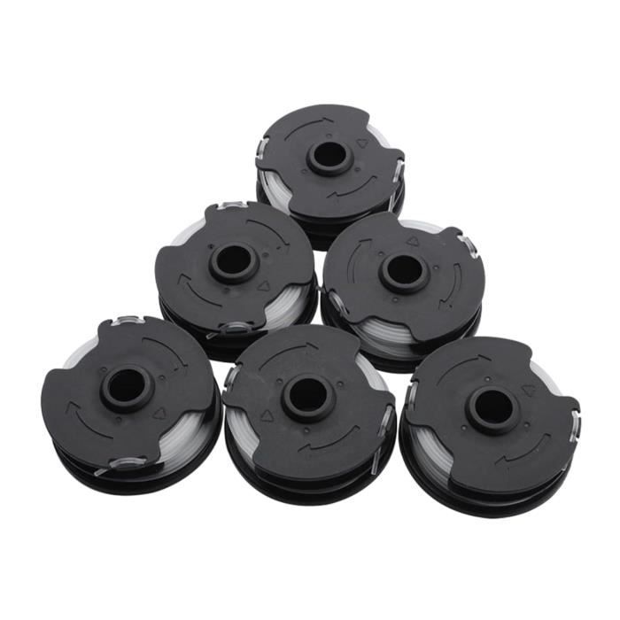 Lot de 6 bobines de fil de rechange pour coupe-bordures LIDL Parkside PRTA 20-Li A1 / B2 / C3 ...