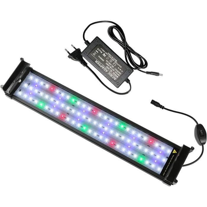 Sonnewelt Éclairage Aquarium Led, 38W Rampe Led Aquarium Rgb Lumière ...