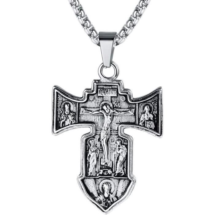 Croix Orthodoxe Russe Homme Femme Personnalisable,Pendentif Croix ...