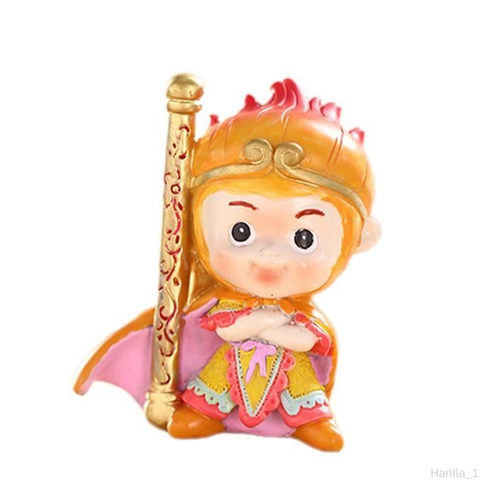 Statue de singe de dessin animé, petite sculpture de singe, figurine ...