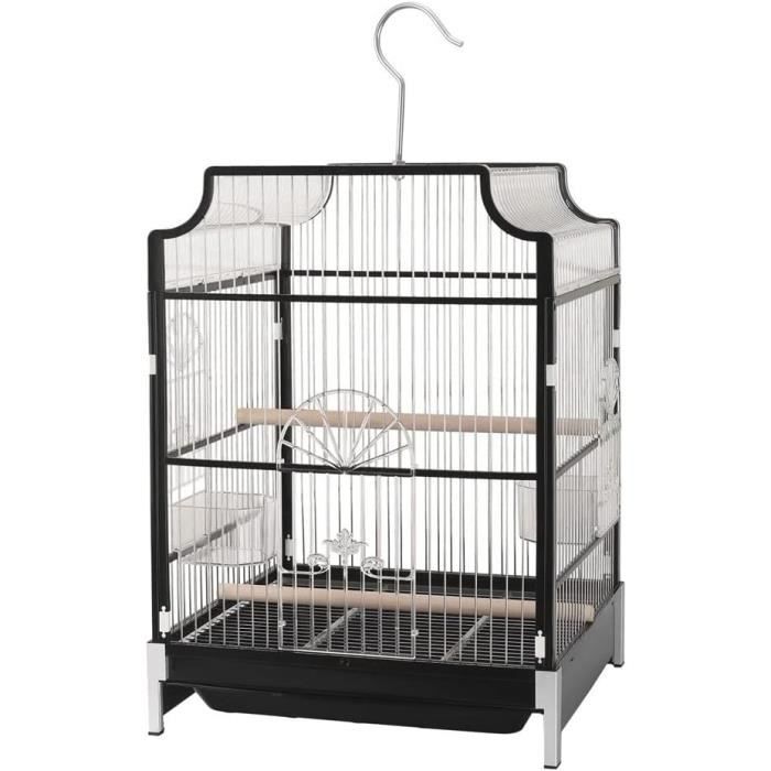 Volière Cage à oiseaux créative Cage à oiseaux en acier inoxydable Cage ...