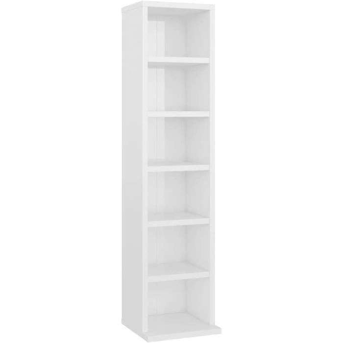 Armoire à CD Etagère à CD Meuble à CD Armoire de Rangement Meuble de ...