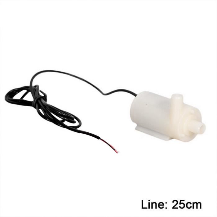 J Micro pompe à moteur Submersible et amphibie à courant continu 5V 1A ...