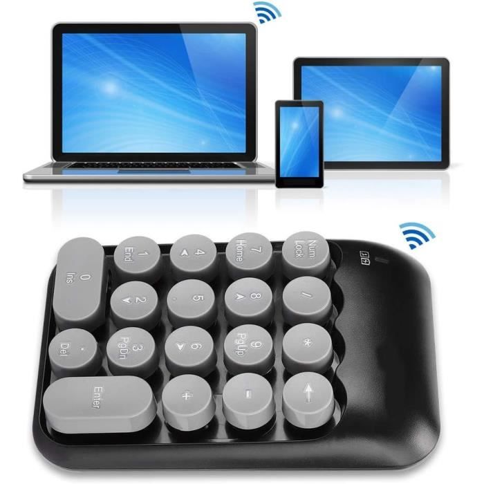 Clavier Numérique Externe Mince 2.4G, Clavier Sans Fil, Mini Clavier ...