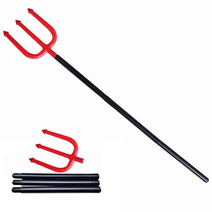 Faux Faucheuse Jouet - DRFEIFY - Trident de démon - 78 cm - 4 sections ...