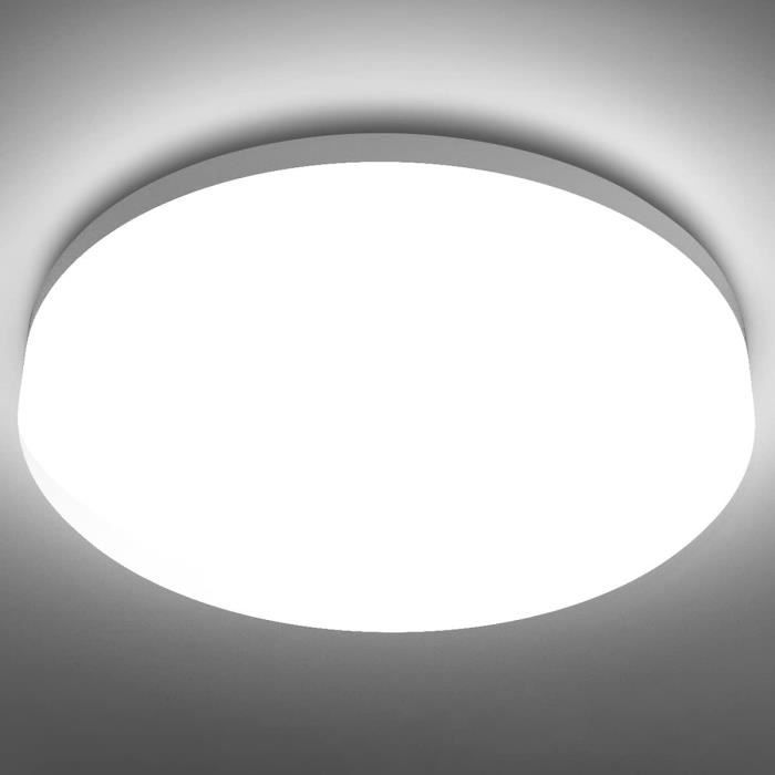 Plafonnier Led 15W, Luminaire Plafonnier Étanche Ip54 Blanc Froid 5000K ...