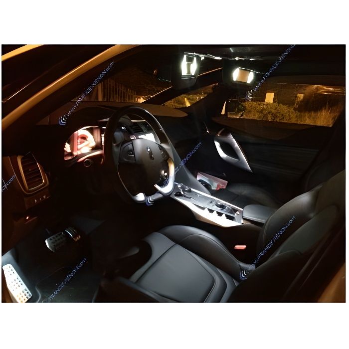 Pack intérieur LED - Citröen DS5 - BLANC - Cdiscount Auto