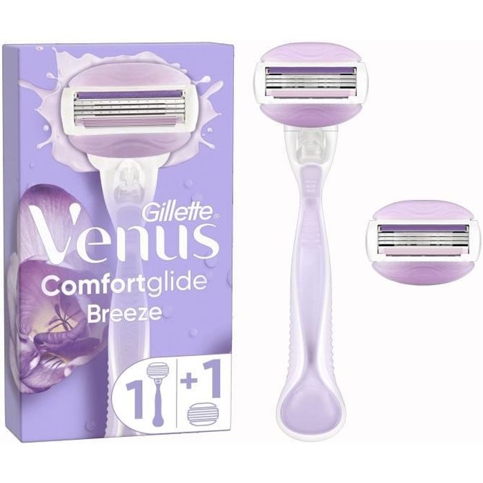 Gillette Venus - 1 Rasoir + 2 lames ComfortGlide Breeze - Cdiscount Au ...