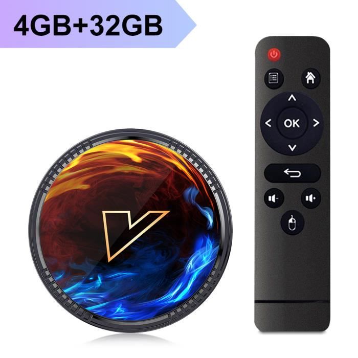MEDIA STREAMER,4gb32gb VONTAR-Décodeur TV H1 Android 12 Allwinner H618 ...