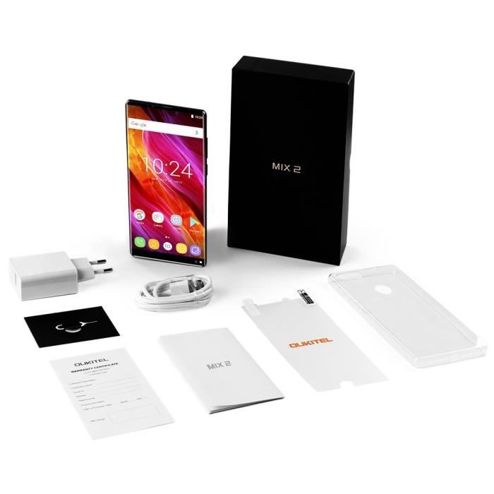 OUKITEL MIX2 6 Go de RAM 64 Go de ROM 5,99 pouces EU Plug noir - Cdiscount Téléphonie