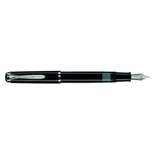 Pelikan Elegance Stylo plume de luxe Souverain M205 Pointe Moyenne Noir ...