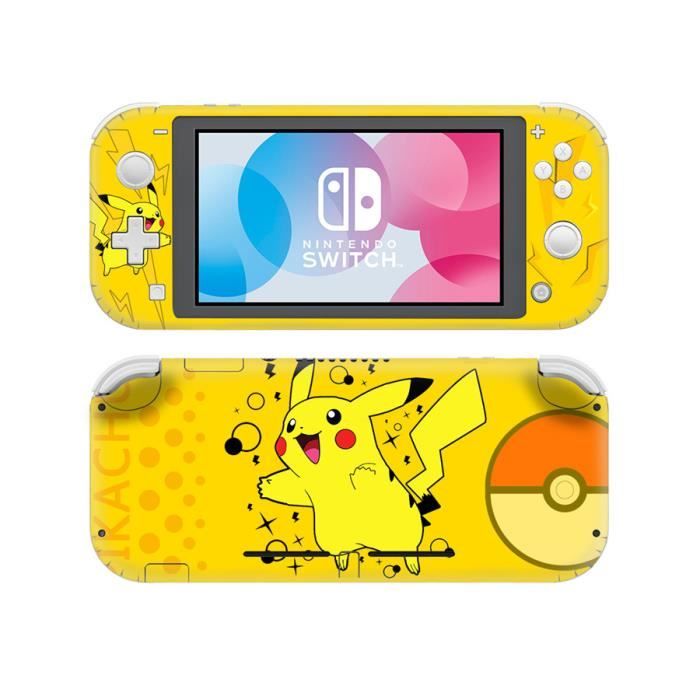 Sticker pour Nintendo Switch Lite, Pokémon Autocollant Skin Anti ...