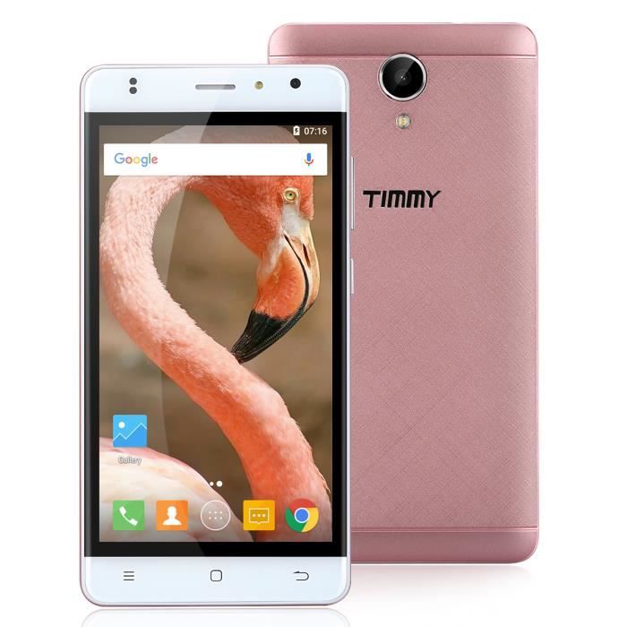 TIMMY M50 IPS Tactile 4G LTE Smartphone Noir 2GB RAM+16GB ROM Android 6 ...
