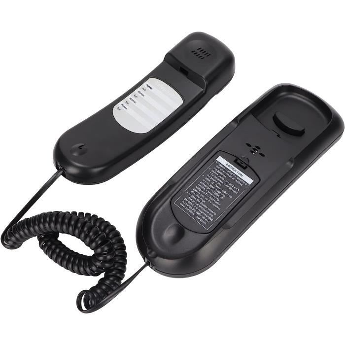 Téléphone Filaire, Téléphone Fixe Mural, Téléphone Avec Identification De L'Appelant.[H1036 ...