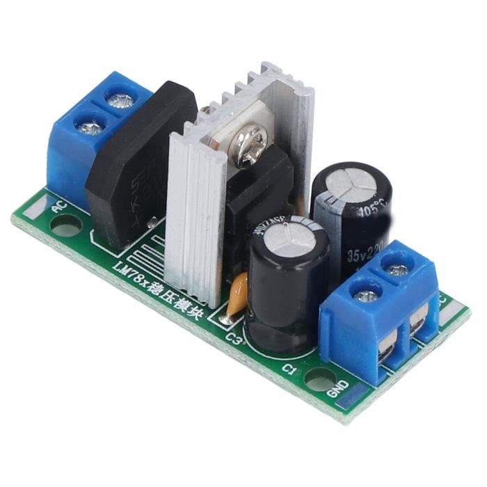 Module régulateur - VBESTLIFE - LM7812 - Pont redresseur 3A - Support AC et DC - Courant de ...