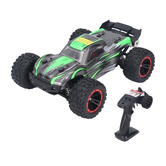 VINGVO Voiture RC rapide sans balais 4WD 1/14 échelle Tout-Terrain Camion Télécommande 75 km/h ...