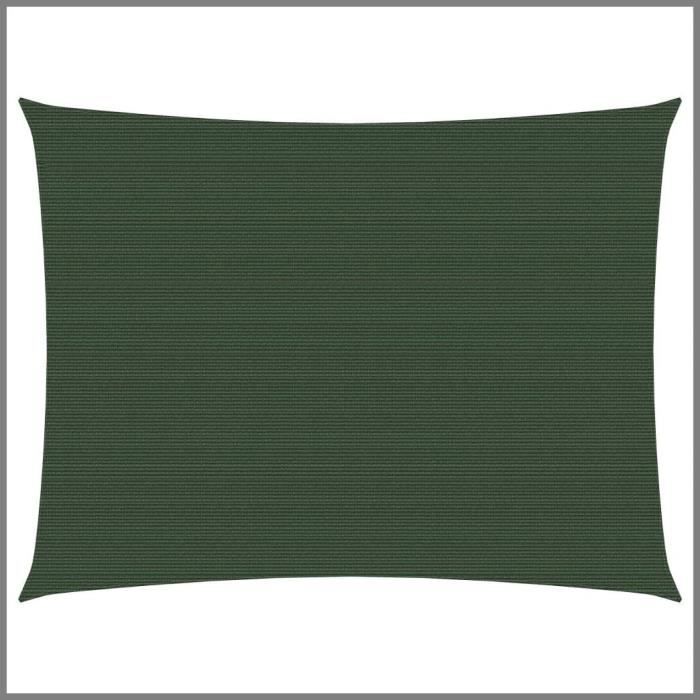 DXBK Voile d'ombrage 160 g/m² Vert foncé 2x3 m PEHD 311447 - Cdiscount ...