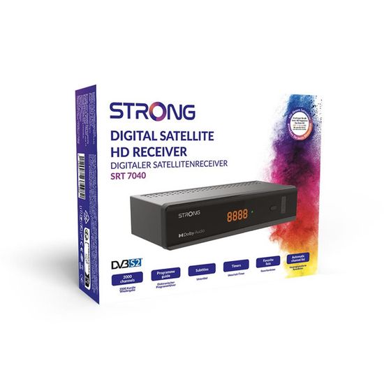 STRONG - Décodeur Satellite -SRT7040 - Compatible 64 Satellites ...