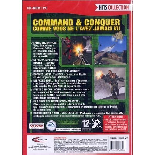 COMMAND AND CONQUER RENEGADE / JEU PC CD-ROM - Cdiscount Jeux vidéo