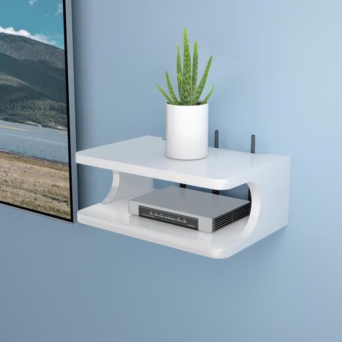 Routeur Wifi Boîte De Rangement Étagères Étagère Pour Décodeur Etagere ...