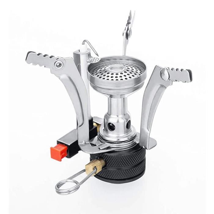 2X Mini Cuisinière à Gaz Cuisinière de Camping Super Brûleur de Cuisson ...