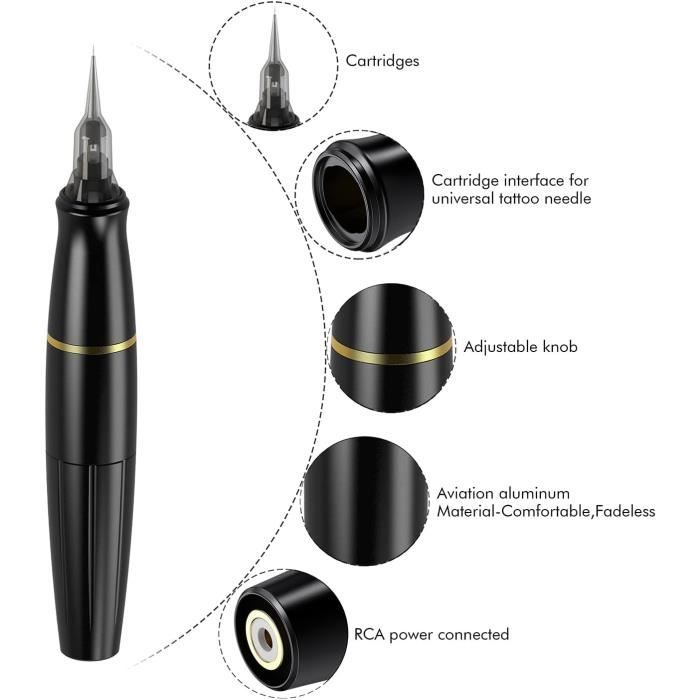 Wireless Permanent Makeup Machine Kit Rotary Pen For Liner Shader ...